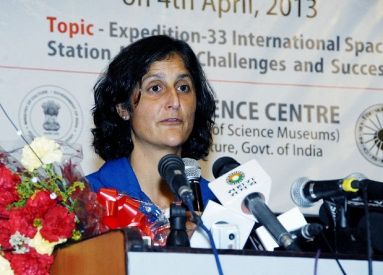 Indian origin NASA Astronaut, Ms. Sunita Williams interacting with the ...